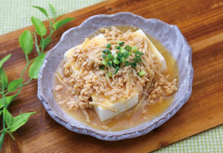 豆腐の鶏そぼろあんかけ